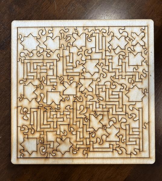 All Mixed Up puzzle- White Rabbit Gameworks -Wood Puzzle