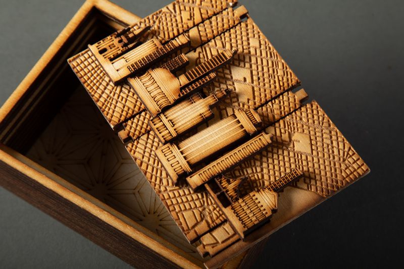 City Line- Puzzle Box - White Rabbit Gameworks -Wood Puzzle